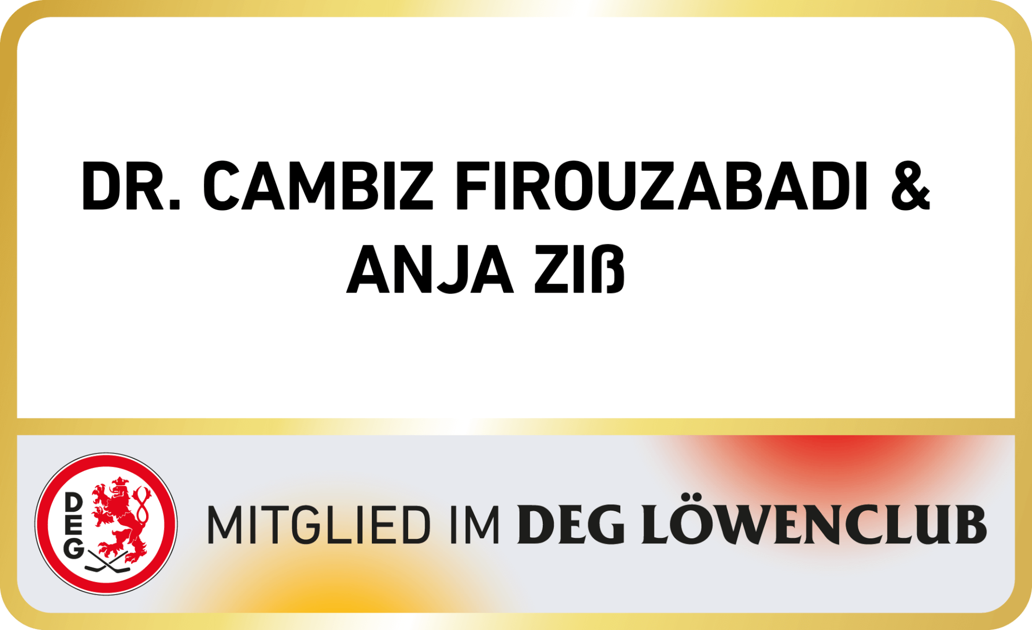 DR. CAMBIZ FIROUZABADI & ANJA ZIß • Düsseldorfer EG