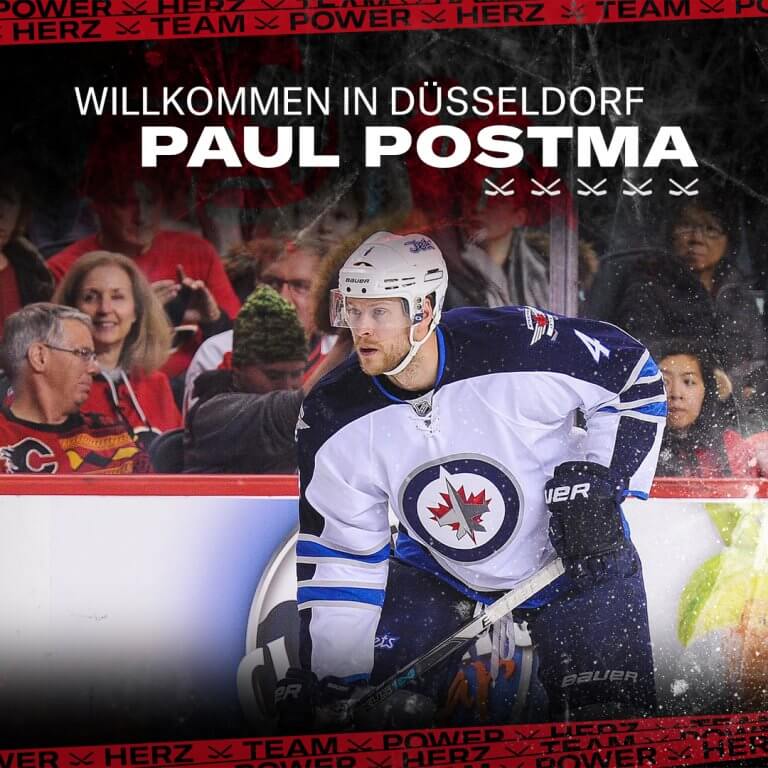 DEG verpflichtet Paul Postma; Offensivstarker Verteidiger mit NHL ...